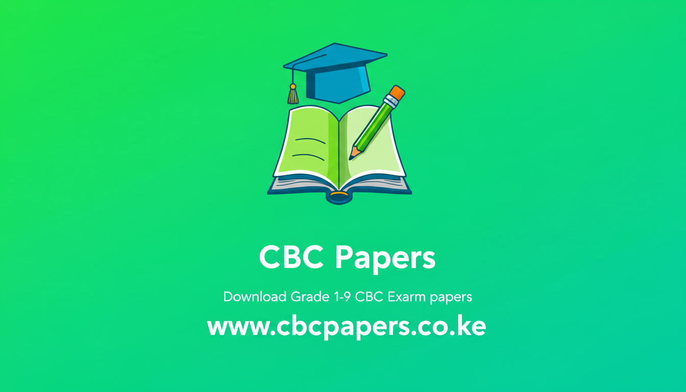 CBC Papers & CBC Books - PP1, PP2, Grade 1-12 Kenya